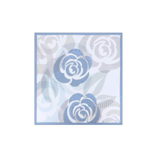 VAKKO FLORAL PATTERNED SILK SCARF