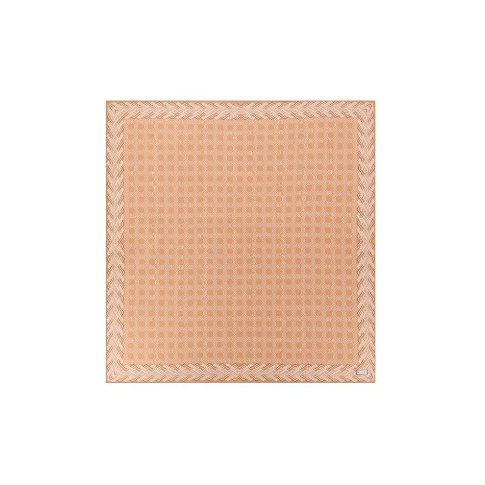 VAKKO MONOGRAM PATTERNED SILK SCARF
