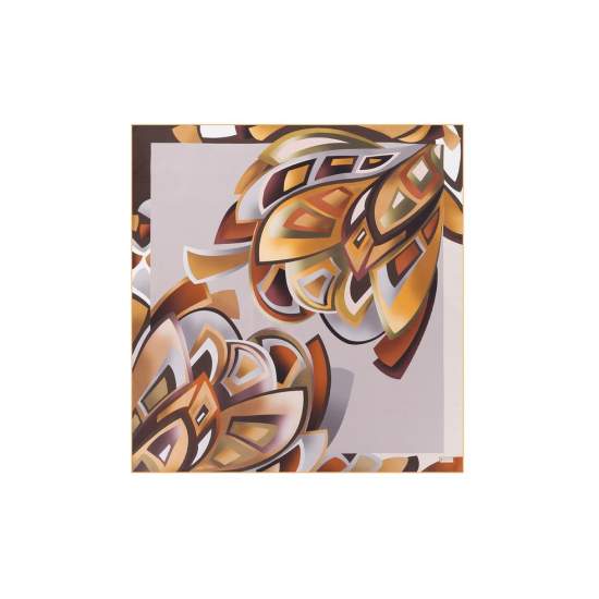 VAKKO FLORAL PATTERNED SILK SCARF