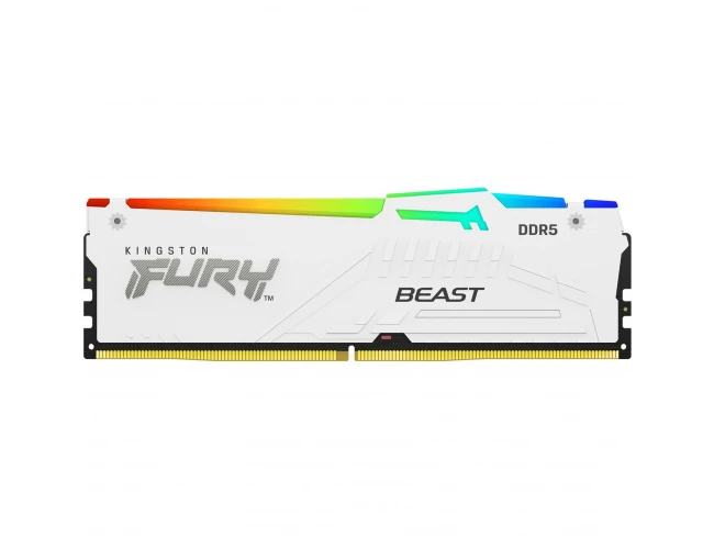 Kingston DDR5 32GB 6000MHz FURY Beast White RGB (KF560C36BWEA-32) memorija za desktop