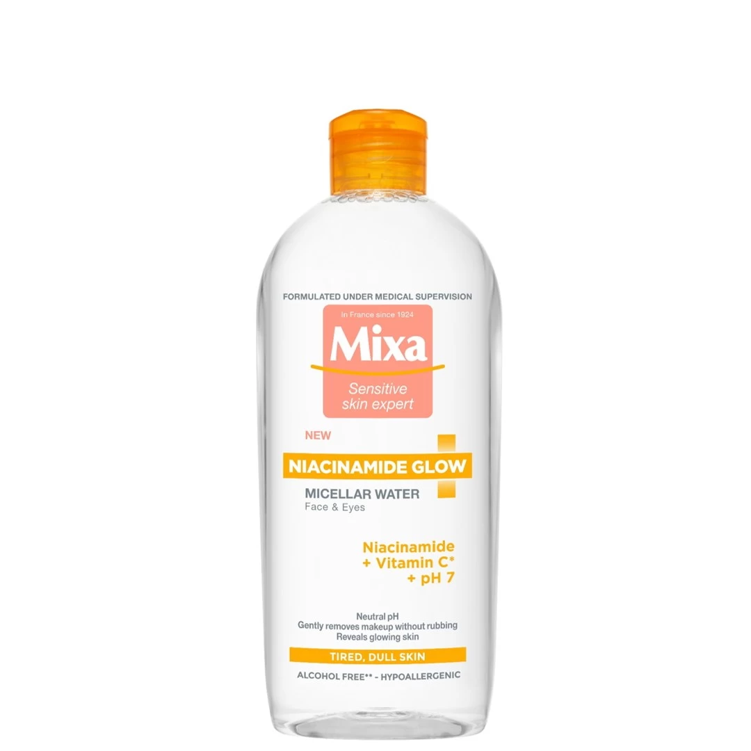 MIXA MICELARNA VODA 400ML NIACINAMIDE GLOW