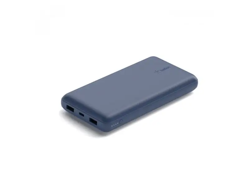 BELKIN BOOST CHARGE (20000 MAH) POWER BANK – USB-A & C 15W – BLUE(BPB012BTBL)