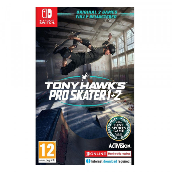 Switch Tony Hawk\'s Pro Skater 1 and 2