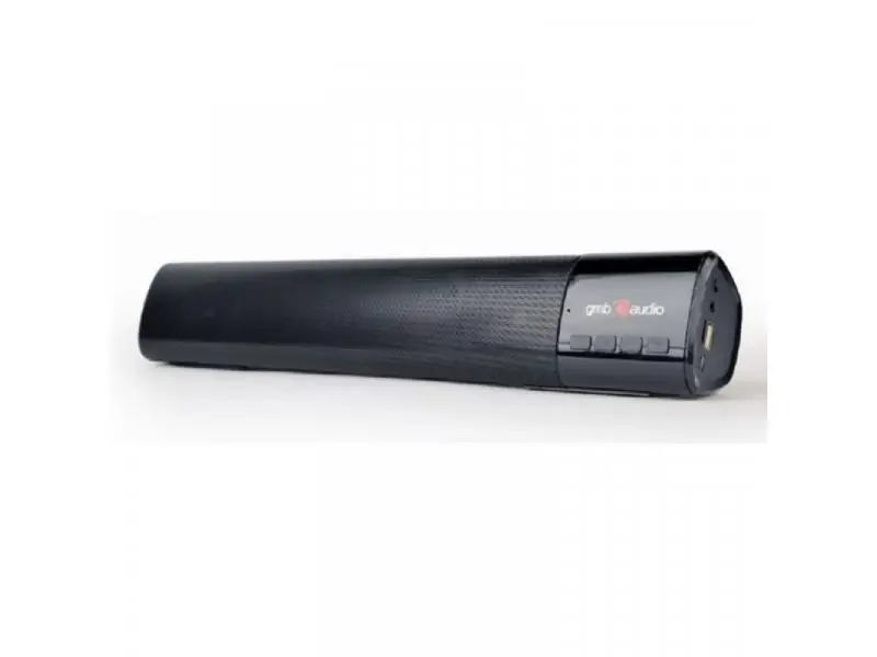 GEMBIRD SPK-BT-BAR400-01 GEMBIRD BLUETOOTH SPEAKER SOUNDBAR 2X5W FM, USB, SD, AUX, MIKROFON, BLACK