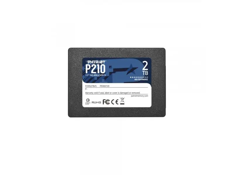 PATRIOT SSD 2.5 SATA3 2TB PATRIOT P210 520MBS/430MBS P210S2TB25