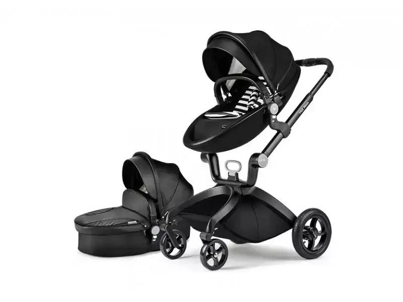 HOT MOM KOLICA BLACK 2U1 (SPORTSKO SEDISTE+KORPA)