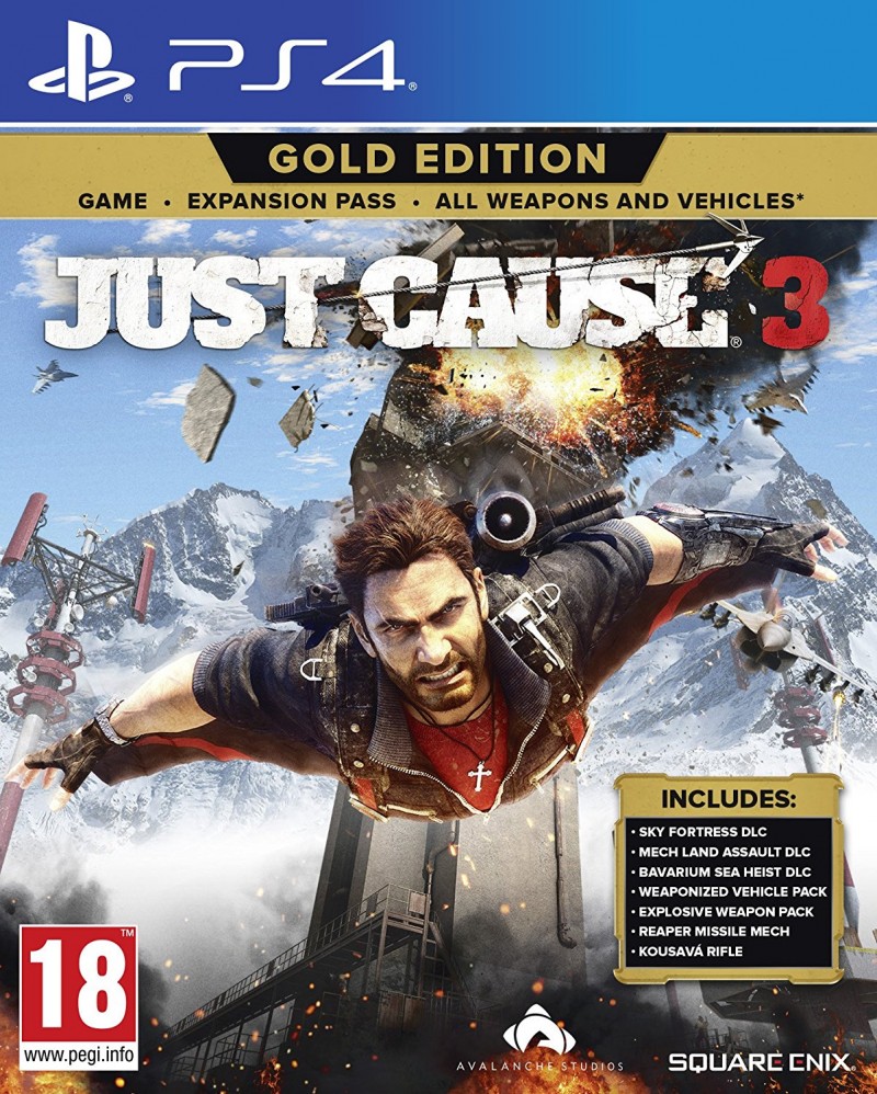 Square Enix PS4 Just Cause 3 Gold Edition