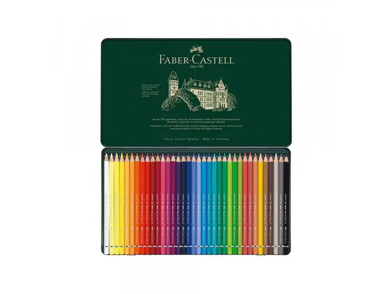 FABER-CASTELL DRVENE BOJICE ALBRECHT DURER 1/36 117536 METALNA KUTIJA