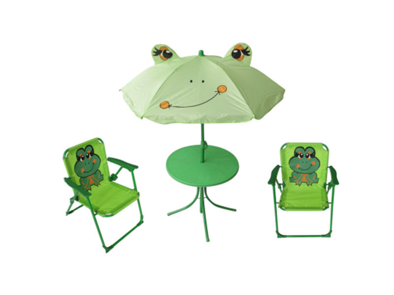 Baštenski dečiji set sto i stolice – žaba