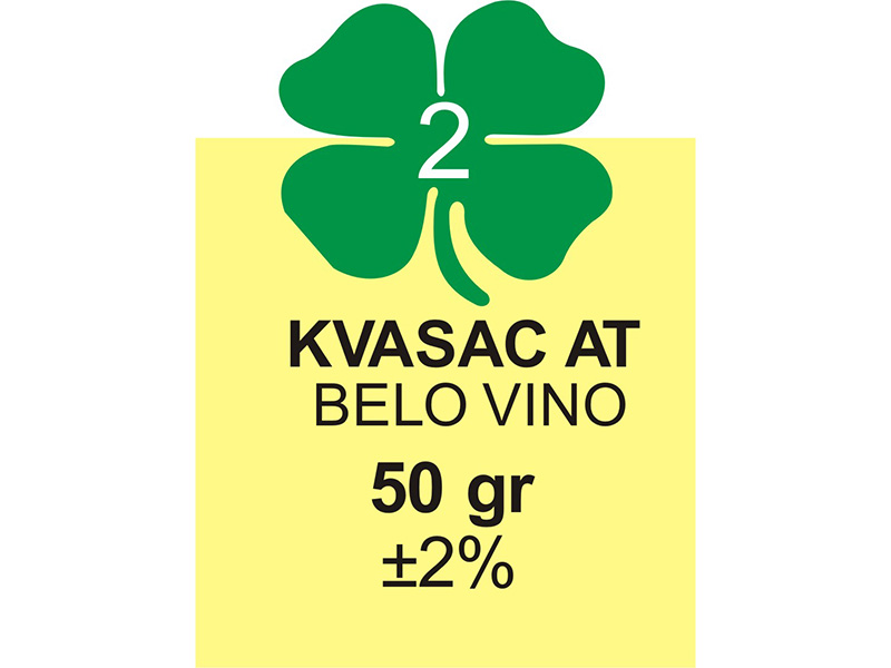 Kvasac AT belo vino 50g