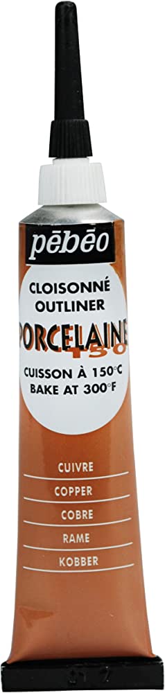 PORCELAN OUTLINER 20ML -COPPER 009