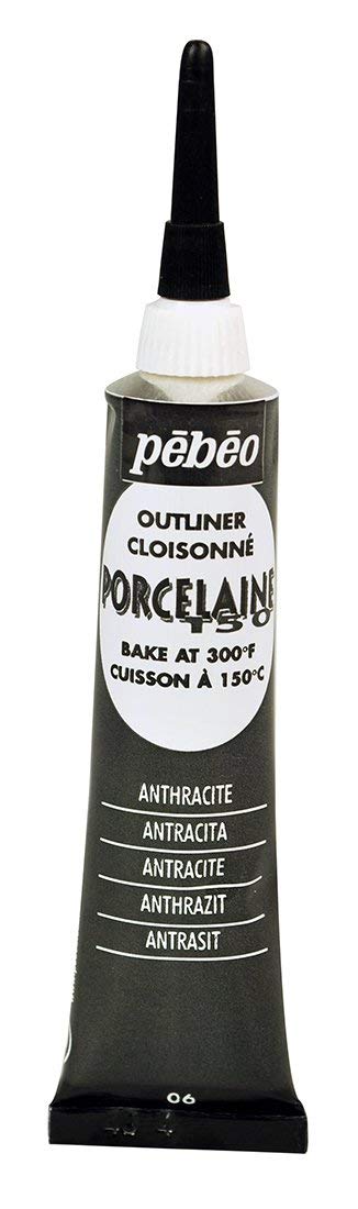 PORCELAN OUTLINER 20ML -ANTHRACITE 006