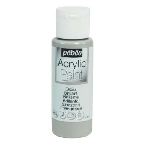 ACRYLIC PAINT 59ML GLOSS STEEL GREY