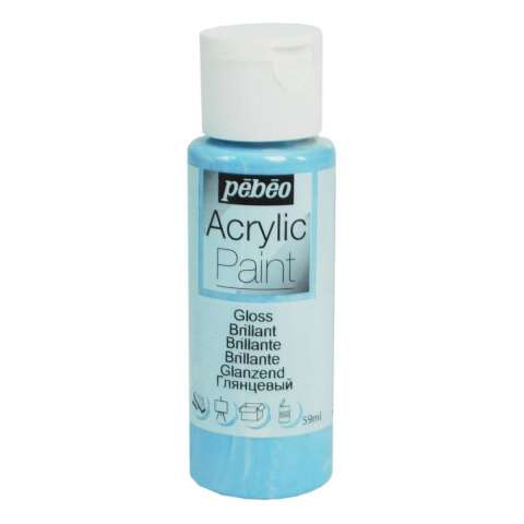 ACRYLIC PAINT 59ML GLOSS- LAGOON BLUE
