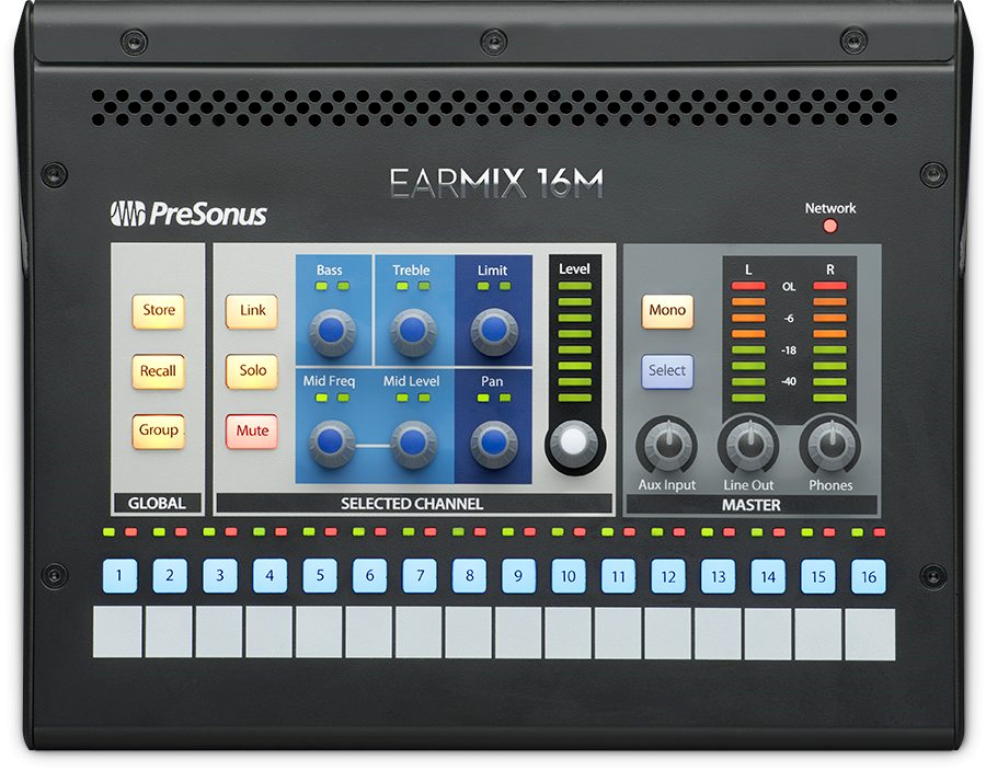 PreSonus EarMix 16M monitoring mikser