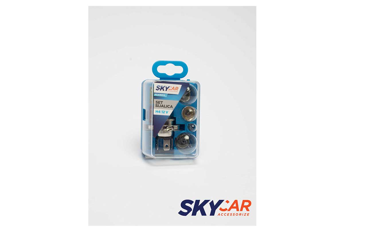 SET SIJALICA H4 12V 12V55W PX26D SKYCAR