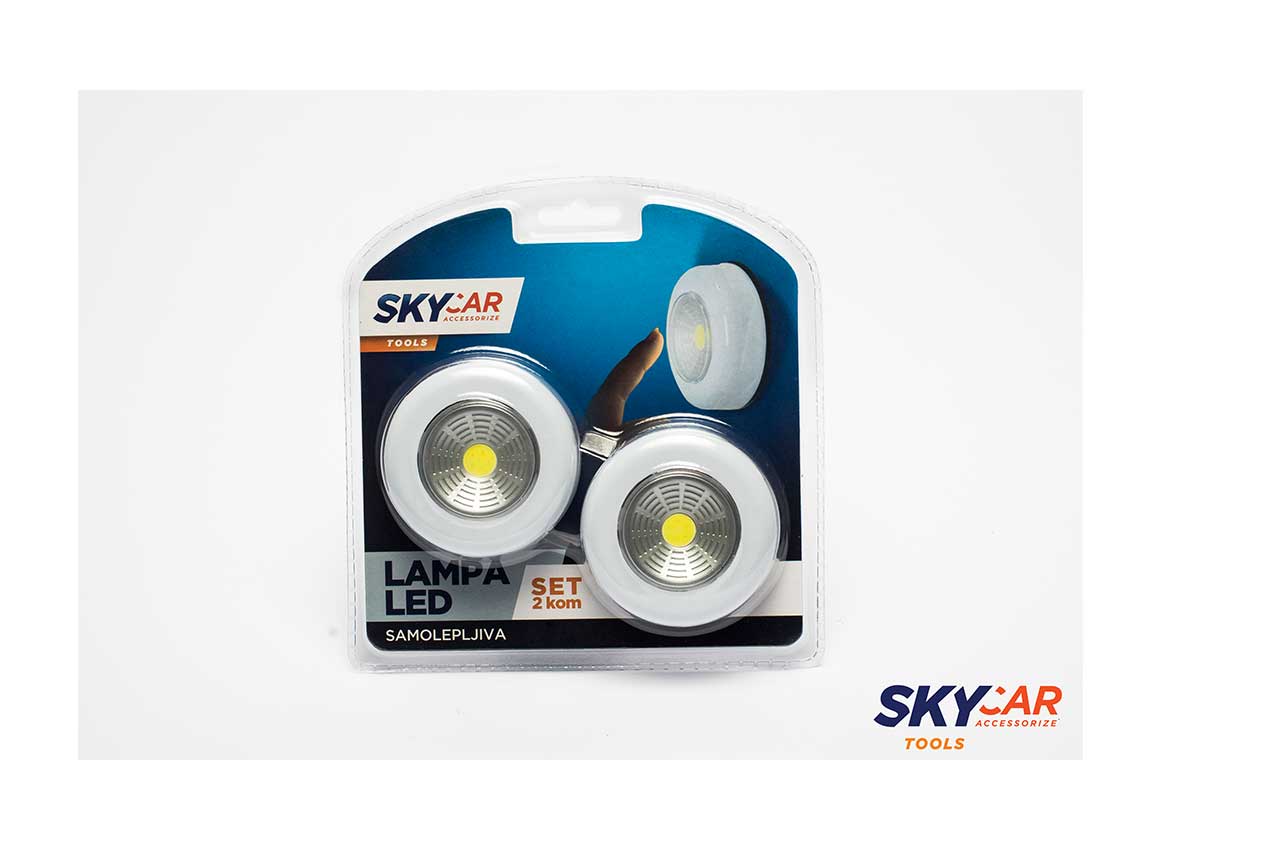 LAMPA LED SET 2KOM SAMOLEPLJIVA C1194 SKYCAR