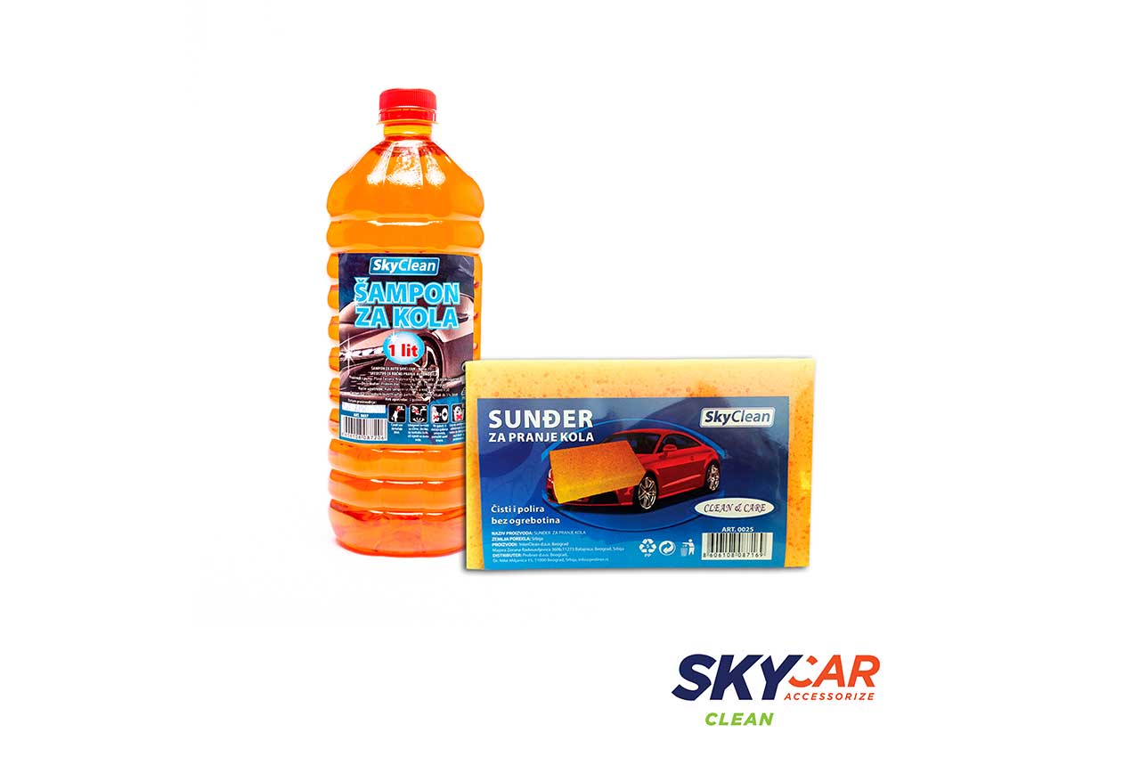 ŠAMPON 1L + SUNĐER SET SKYCLEAN