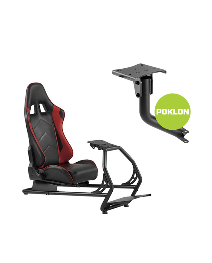 DEČJA STOLICA RACING SIMULATOR COCKPIT LITTLE BUNDE BLACK Spawn