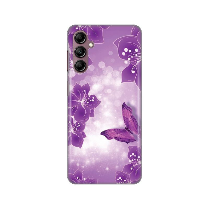 Maskica Silikonska Print za Samsung A146B Galaxy A14 4/5G Butterfly And Flowers