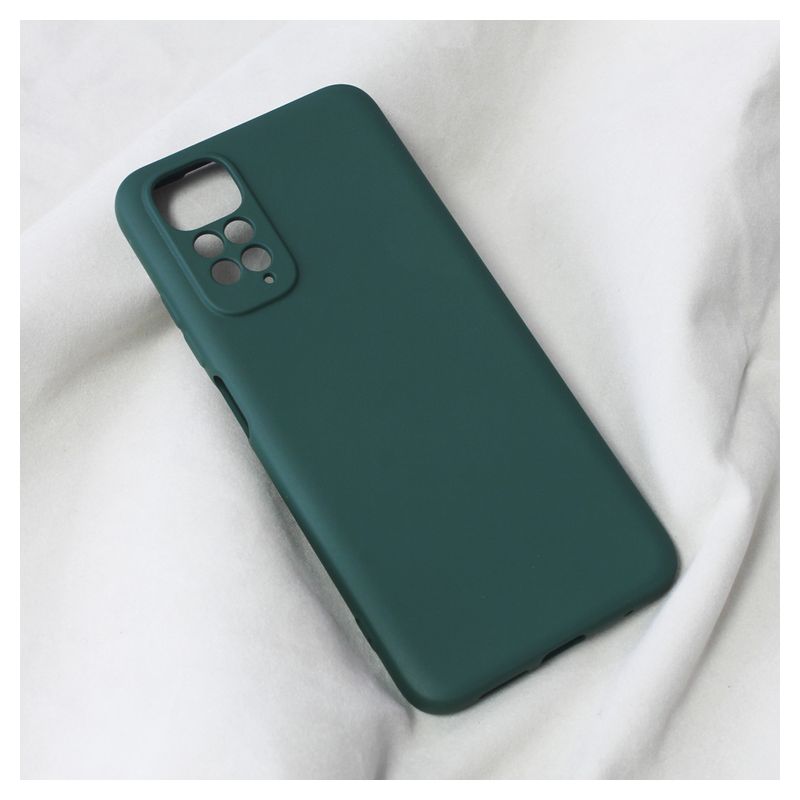 Maskica Teracell Soft Velvet za Xiaomi Redmi Note 11/Note 11S tamno zelena