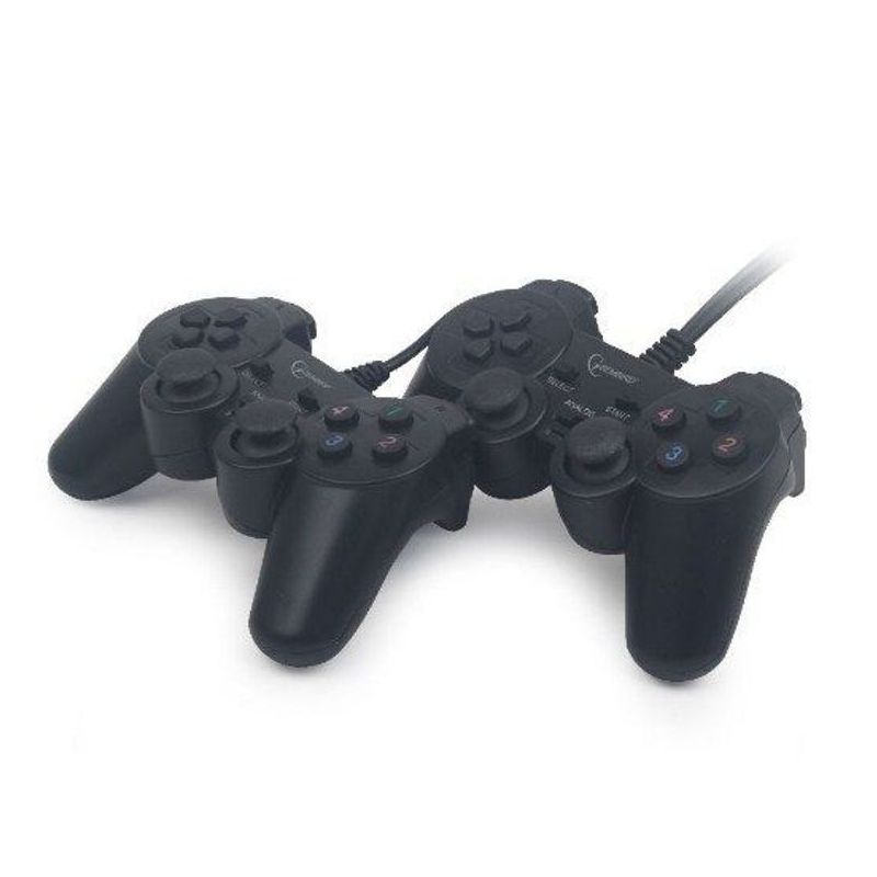 JPD-UDV2-01 ** Gembird USB 2.0 double analog vibration gamepad black (684)