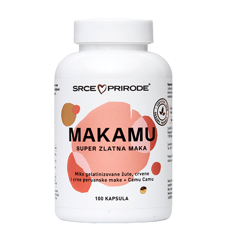 MAKAMU KAPSULE - ZLATNA MAKA I CAMU CAMU 100 KOM PO 550mg