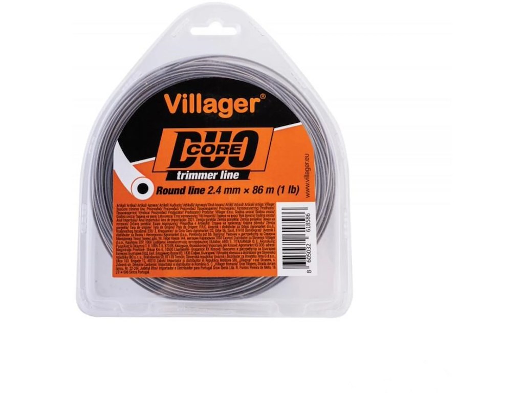 Villager Silk za trimer 2.4mm X 86m 1LB - Duo core - Okrugla nit