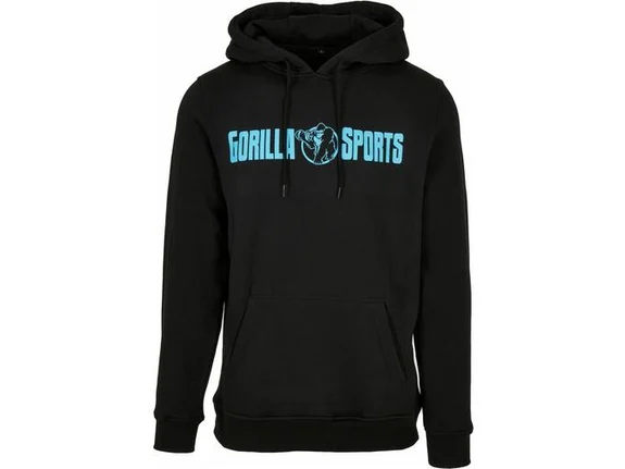 GORILLA SPORTS Sportski unisex duks GORILLA SPORTS (XS / Crna-Neon tirkizna)