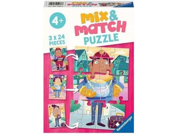 Ravensburger MixiMatch puzzle - slagalice - Moji omiljeni poslovi