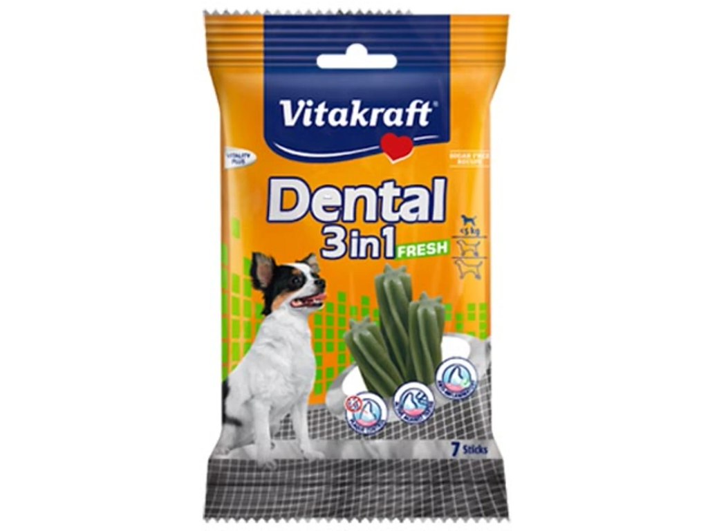 Vitakraft Poslastice za pse Dental Fresh 3u1 XS 80g