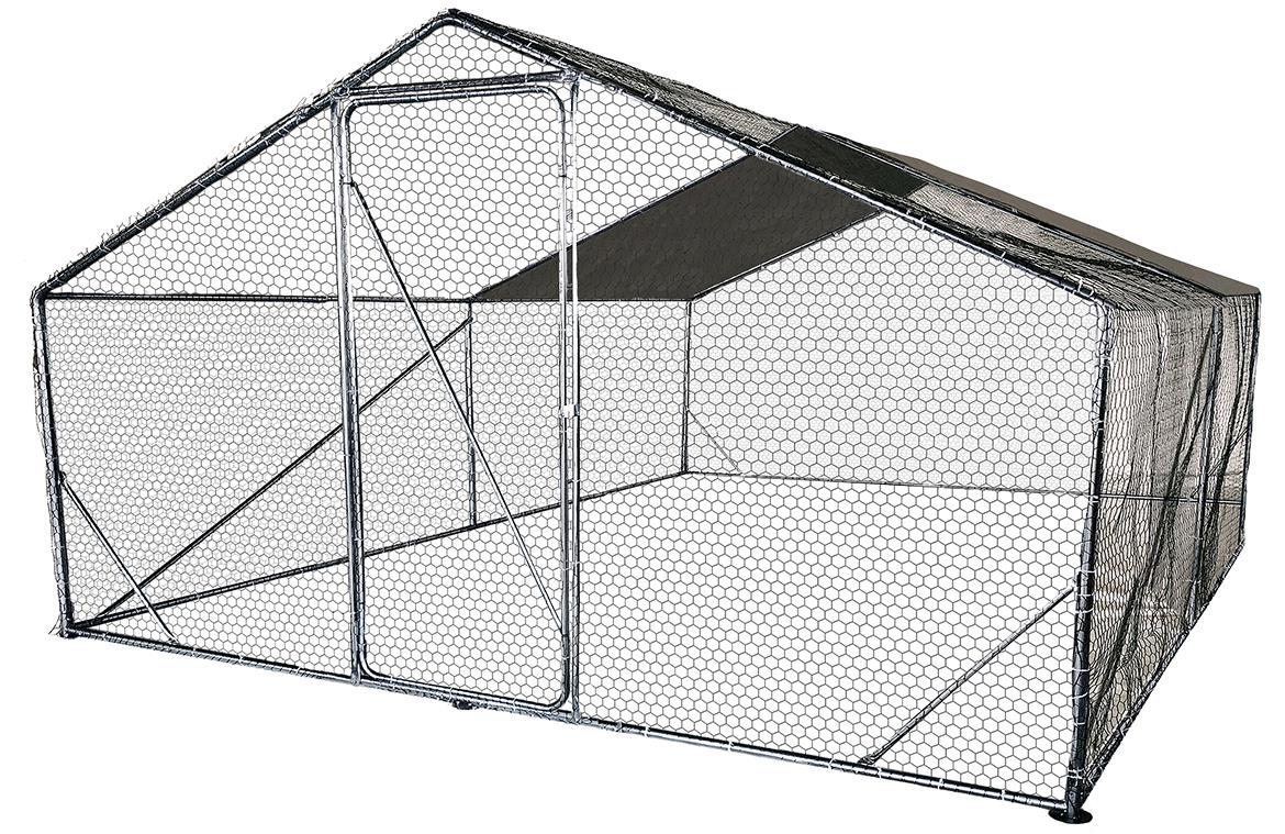 Metalni kavez za perad 400x400x220 cm