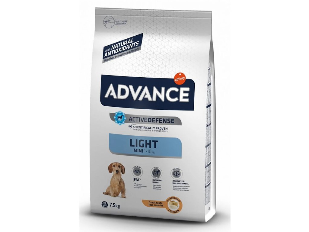 Advance Hrana za pse Adult Mini Light 7.5kg