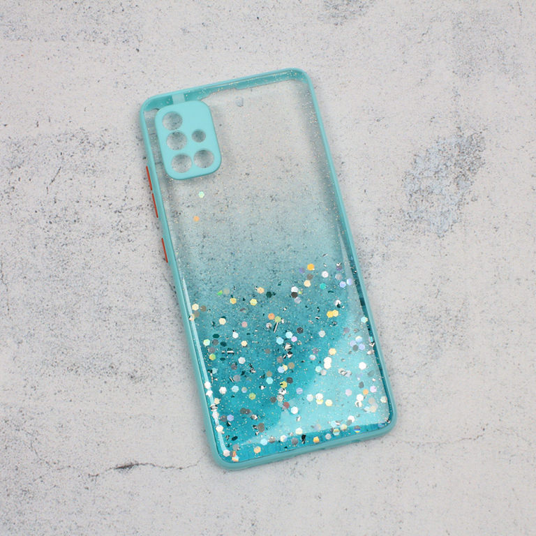 Maska Frame Glitter za Samsung A515F Galaxy A51 mint