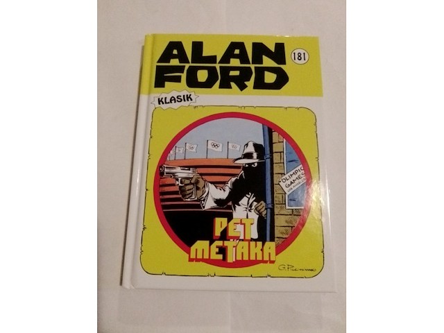 Alan Ford klasik HC br. 181 - Pet metaka