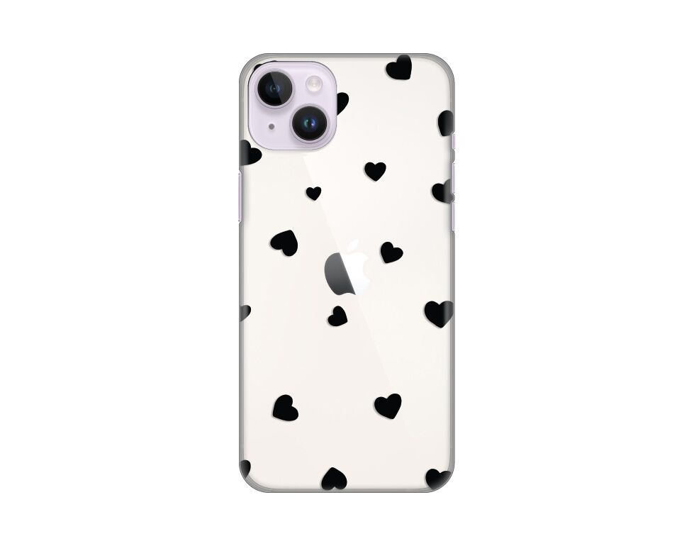 Silikonska futrola PRINT Skin - iPhone 14 Plus Hearts