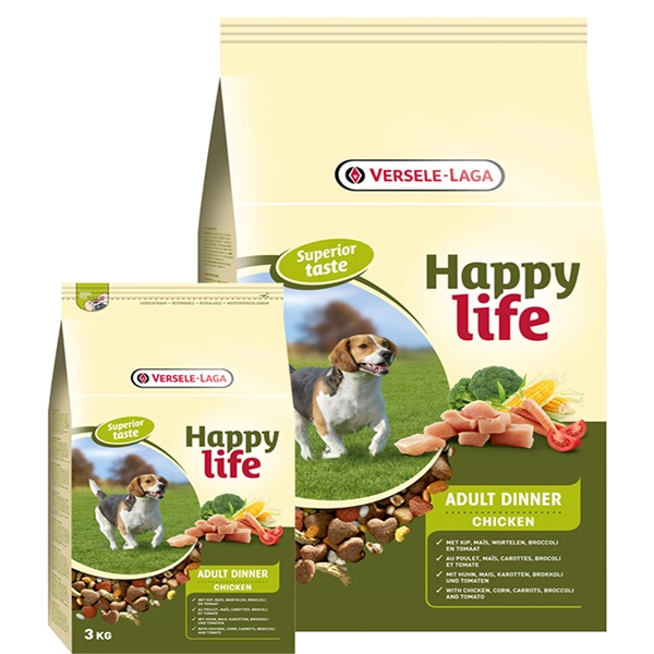 Happy Life Adult Chicken Diner – 15kg