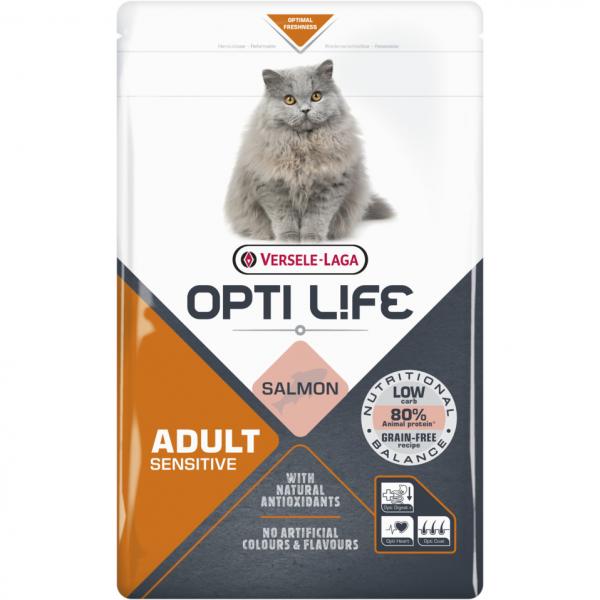 Opti Life Cat Adult Sensitive Losos – 1kg