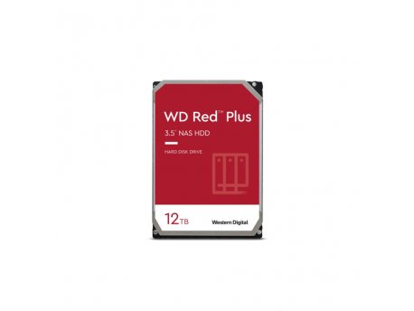 WESTERN DIGITAL RED PLUS, 3.5 / 12TB / 256MB / SATA / 7200 RPM, WD120EFBX CENA