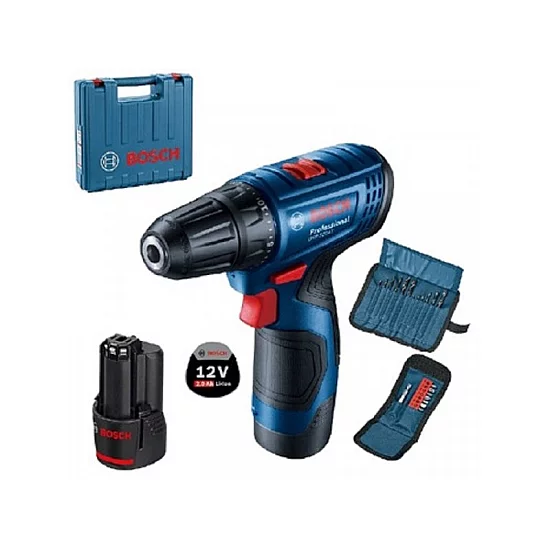 BOSCH PLAVI ALAT GSR 120 LI 2X2AH + SET 1/23 CENA