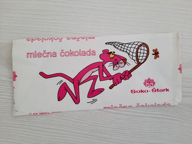 Soko Stark Pink Panter cokolada isečak