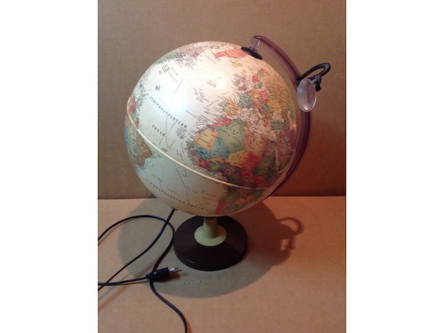 Globus / Lampa u antičkom stilu. Veći, prečnik 30 cm.