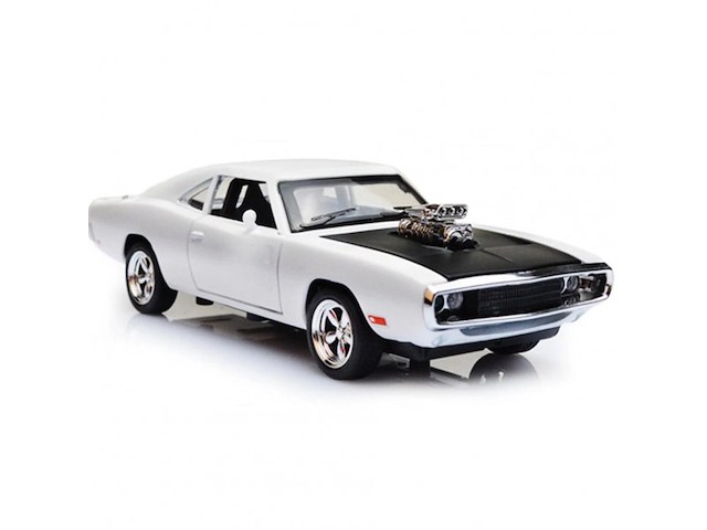 1:32 Dodge Charger 1970 Fast and Furious, crno beli