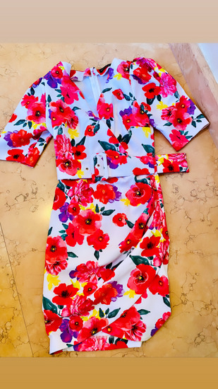 Nova Cvetna letnja haljina prelepog dezena