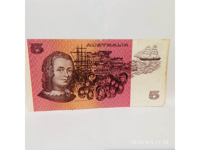 Australia 5 DOLARA  1985