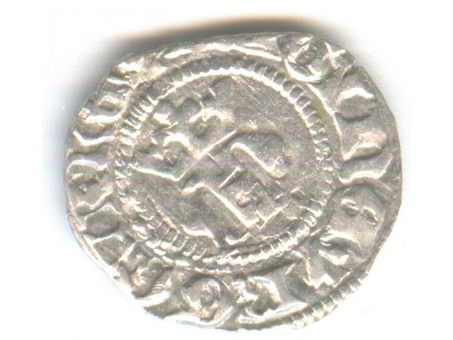 Madjarska denar Maria 1382/1395