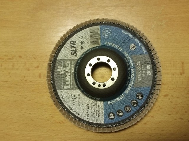 Lukas lamelni disk( smirgla )125 inox zk60