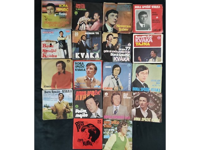 Bora Spužić Kvaka  x 14 ploča