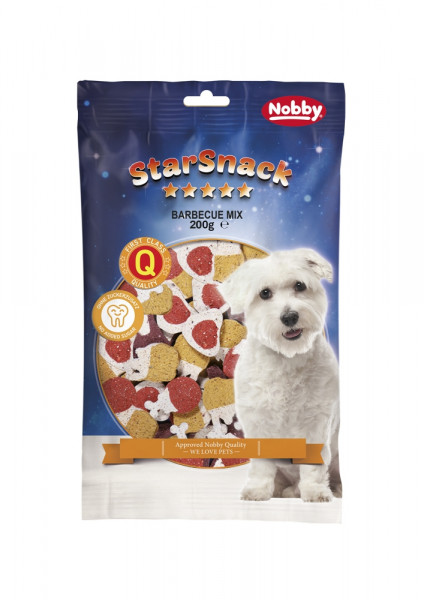 Nobby Dog Star Snack Barbecue Mix 200g