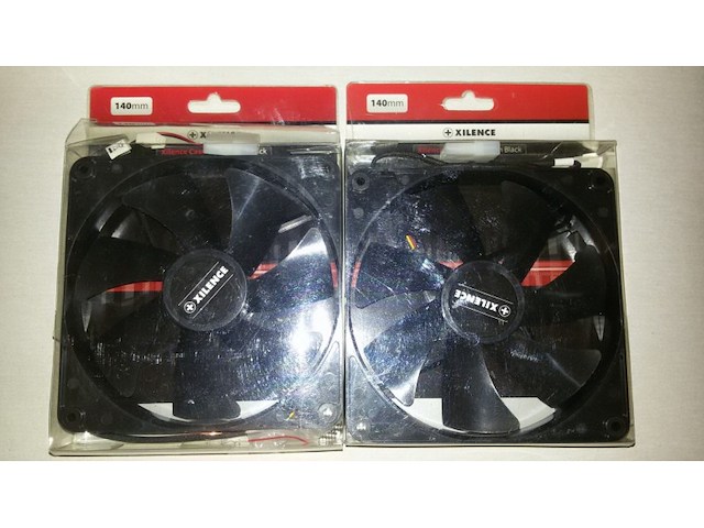 Ventilatori XILENCE 14 CM Black Wings! Novo!3 komada